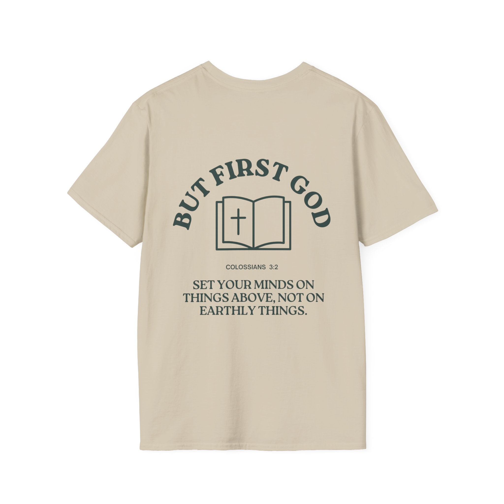 "But First God" | Collisions 3:2 Unisex Tee – Scripted Herd